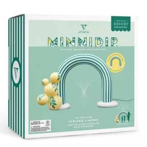 Minnidip | Party Supplies | Inflatable Garland Arch Sprinkler Striped ...